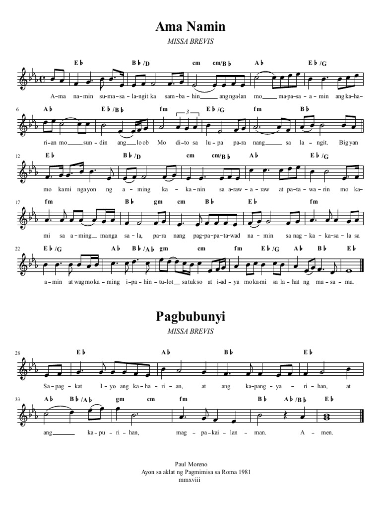Ama - Namin | PDF