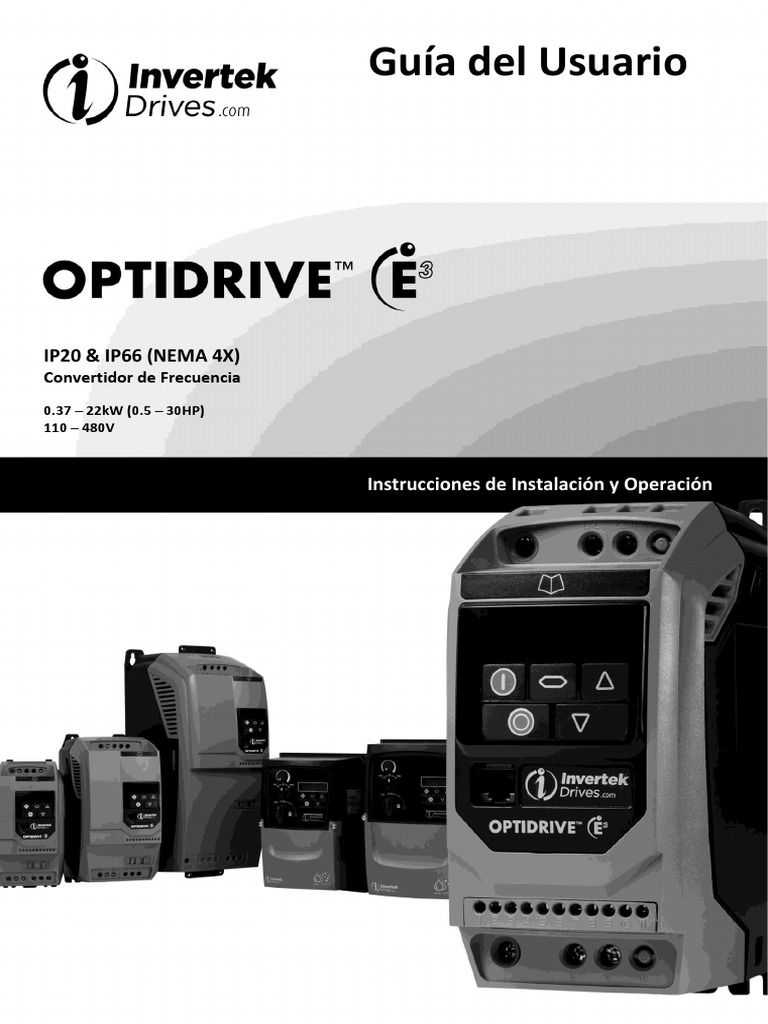 Manual de Optidrive. | PDF | Ingenieria Eléctrica | Electricidad