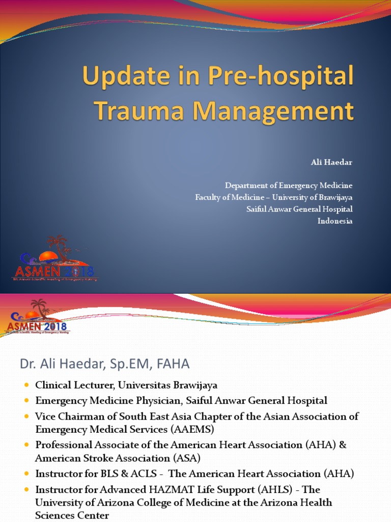 Trauma Management Information Pra Hospital | PDF | Emergency Medical ...