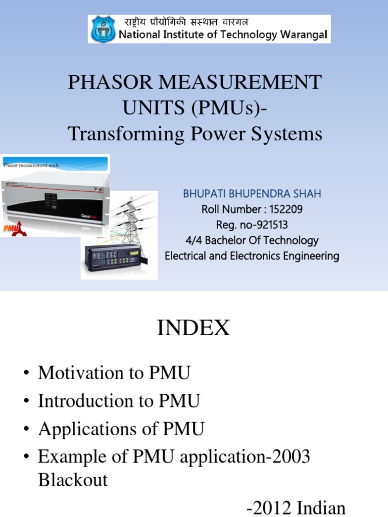 Understanding Phasor Measurement Units | PDF | Electrical Engineering ...
