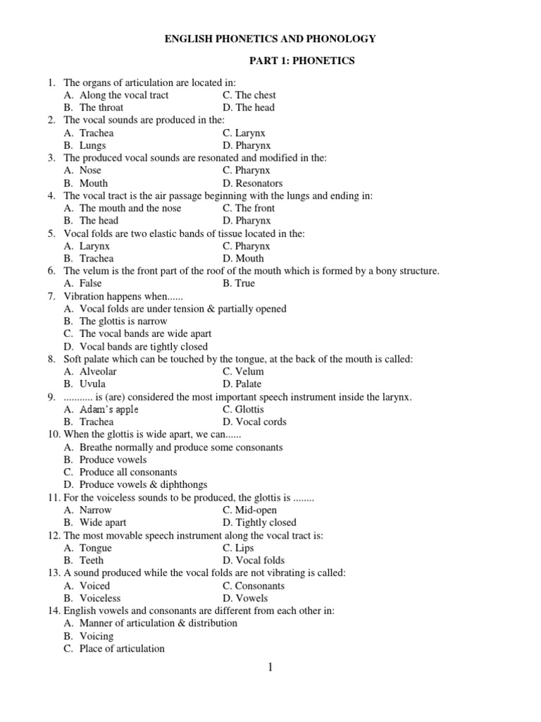 Intro to English Phonetics and Sounds | PDF | Consonant | Syllable