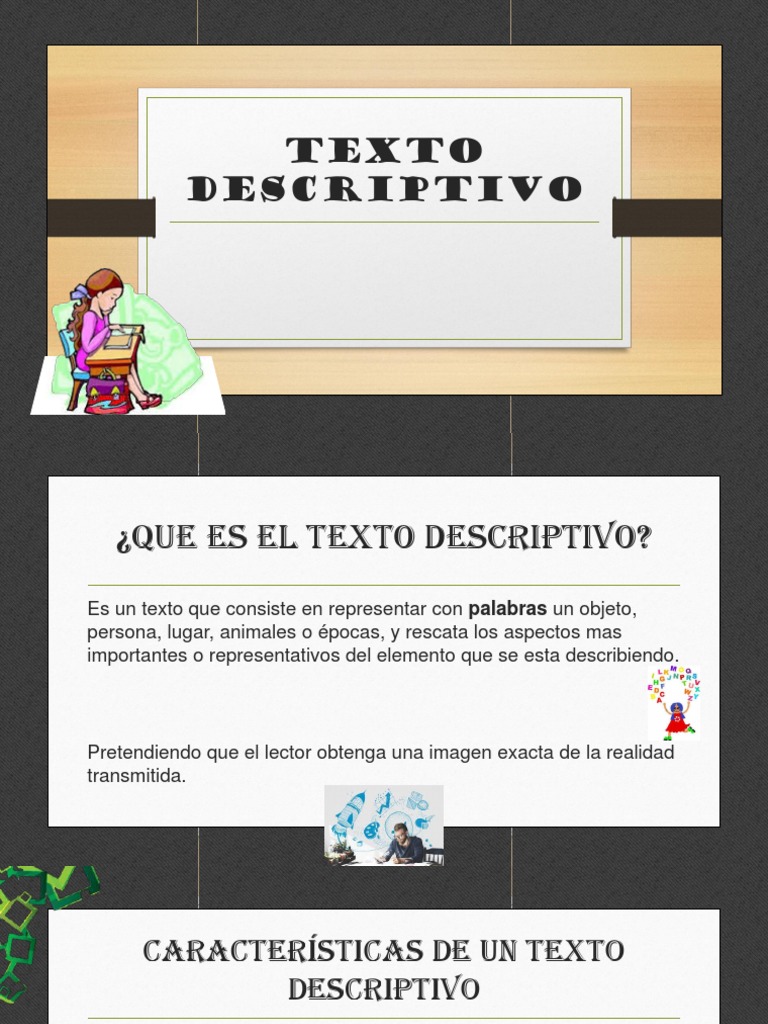 Texto Descriptivo | PDF | Retrato | Lingüística