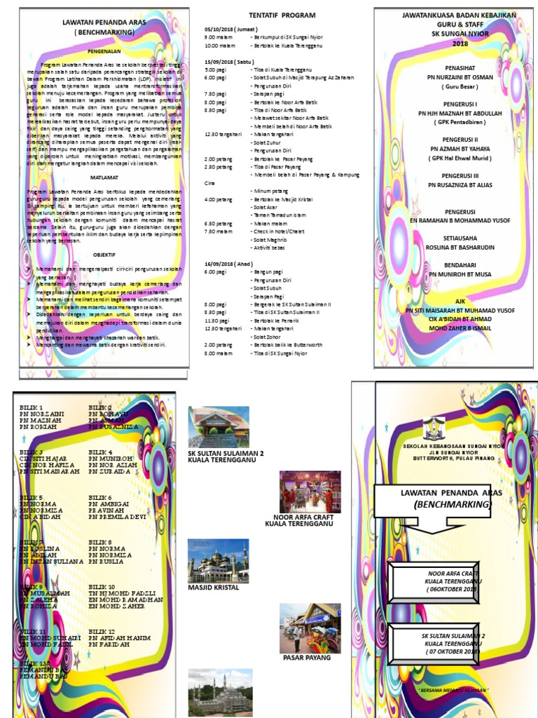 Brosur Lawatan Penanda Aras 2018