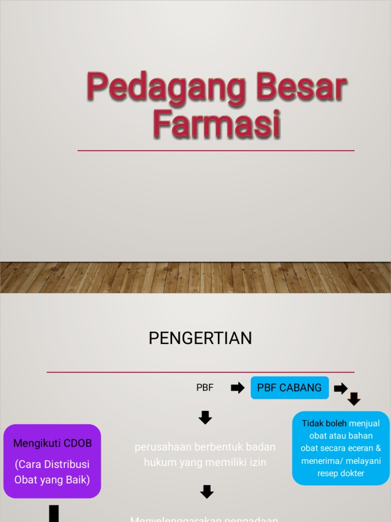 Pedagang Besar Farmasi | PDF