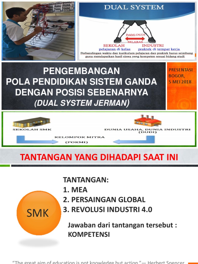Dual System Bagi SMK | PDF | Bisnis