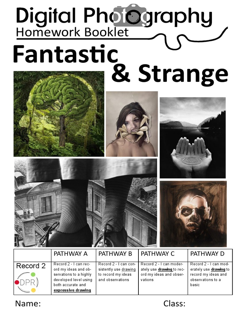 Fantastic and Strange HW Booklet Final | PDF | Drawing | Communication