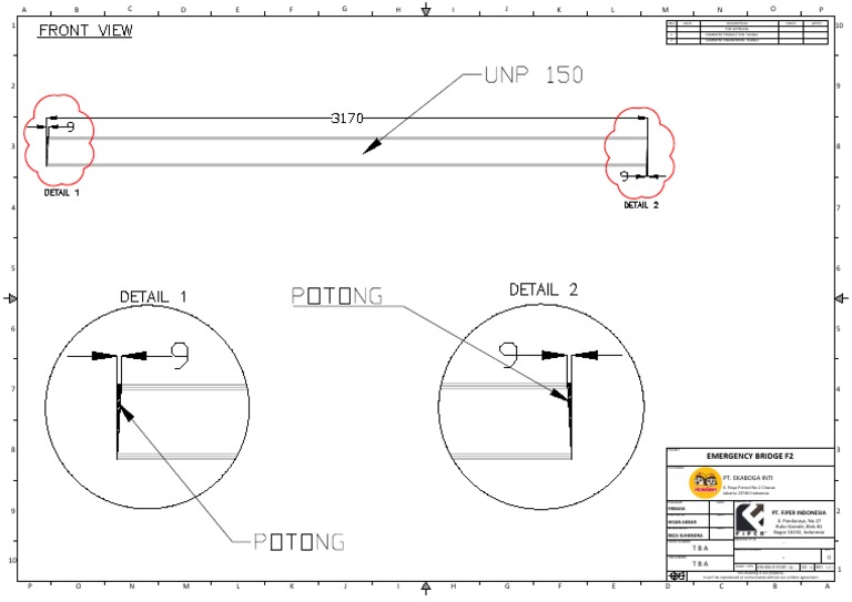 Emergency Bridge F2 Drawing Document | PDF