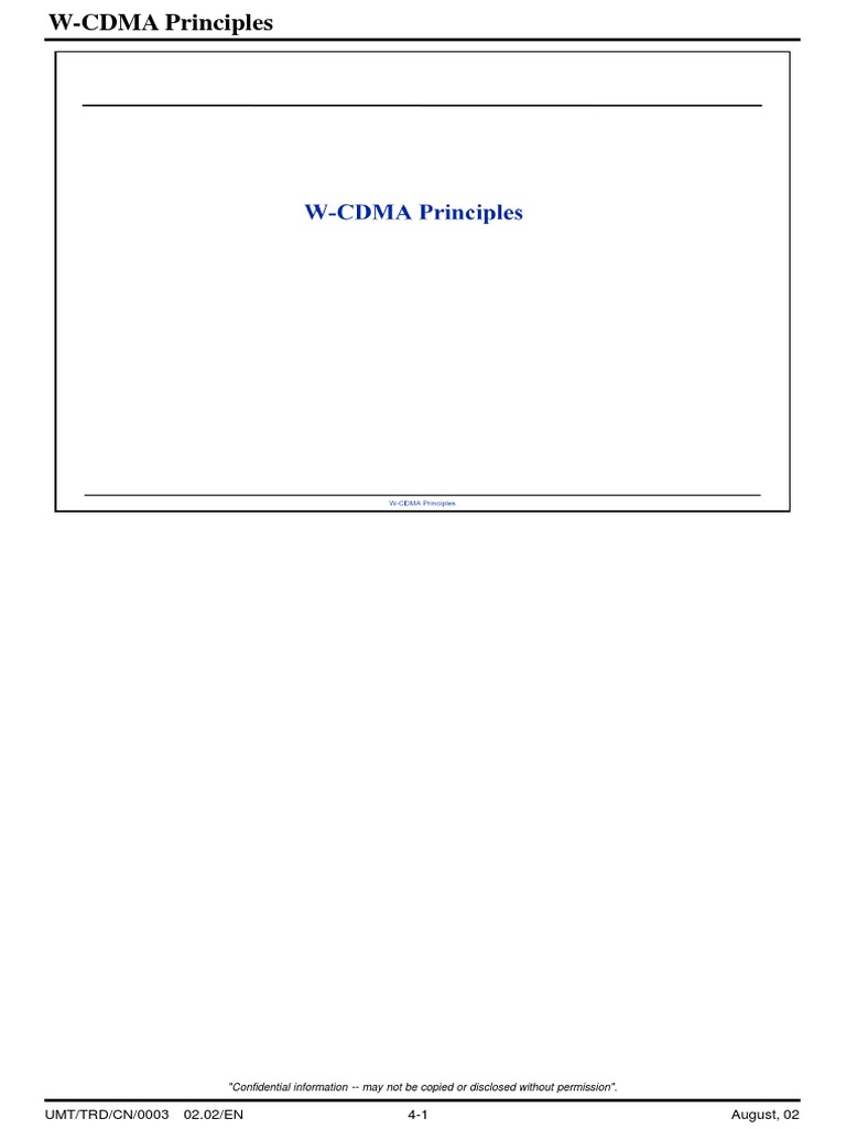 WCDMA Principles | Download Free PDF | Duplex (Telecommunications) | Channel Access Method
