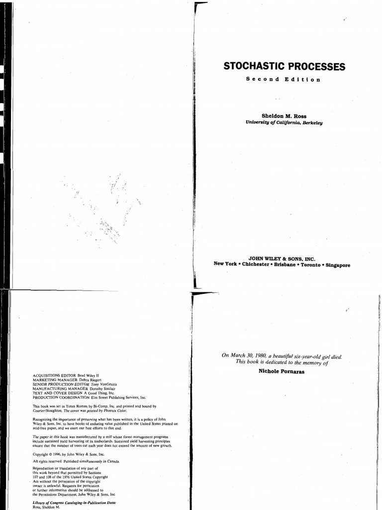 Stochastic Processes | PDF