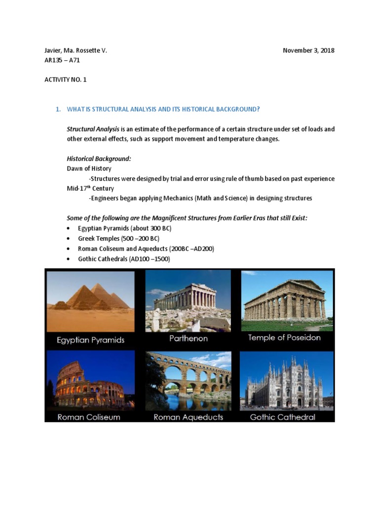 What Is Structural Analysis and Its Historical Background? | PDF ...