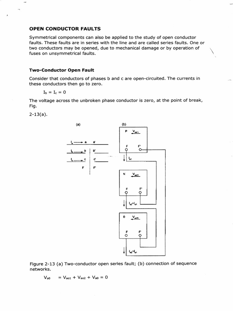 Open Conductor Faults Pdf Pdf