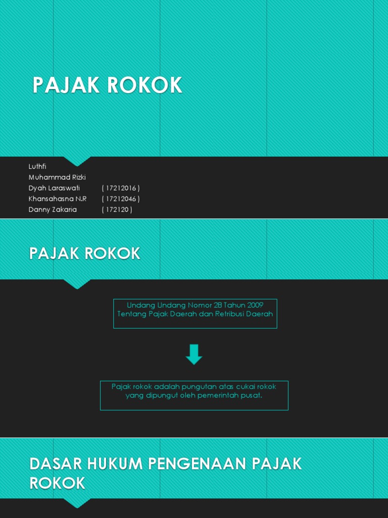 Pajak Rokok | PDF