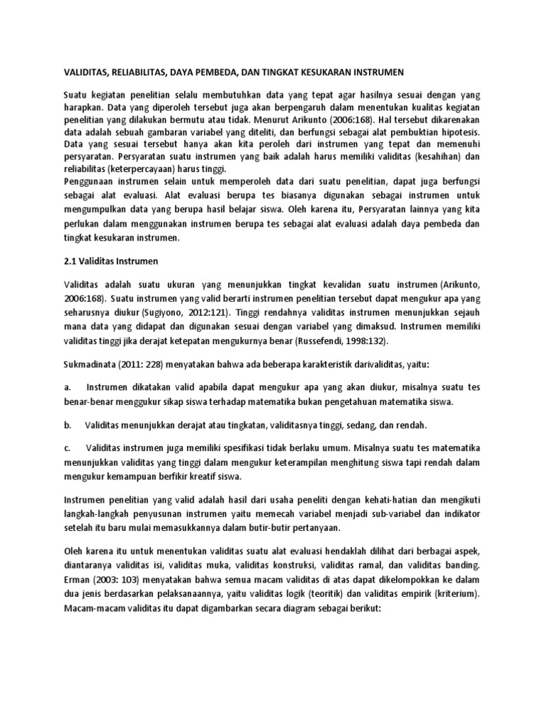 VALIDITAS | PDF | Komputer