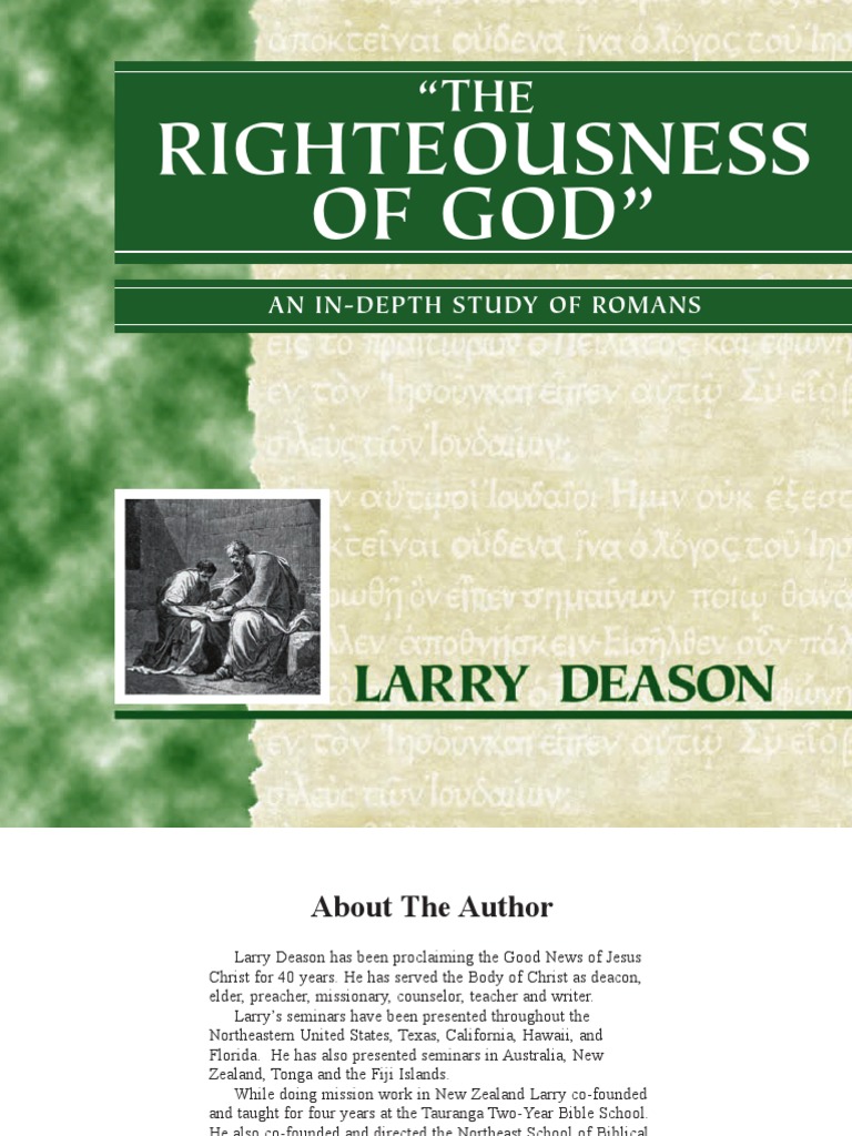 LCL RighteousGod | Download Free PDF | Justification (Theology ...