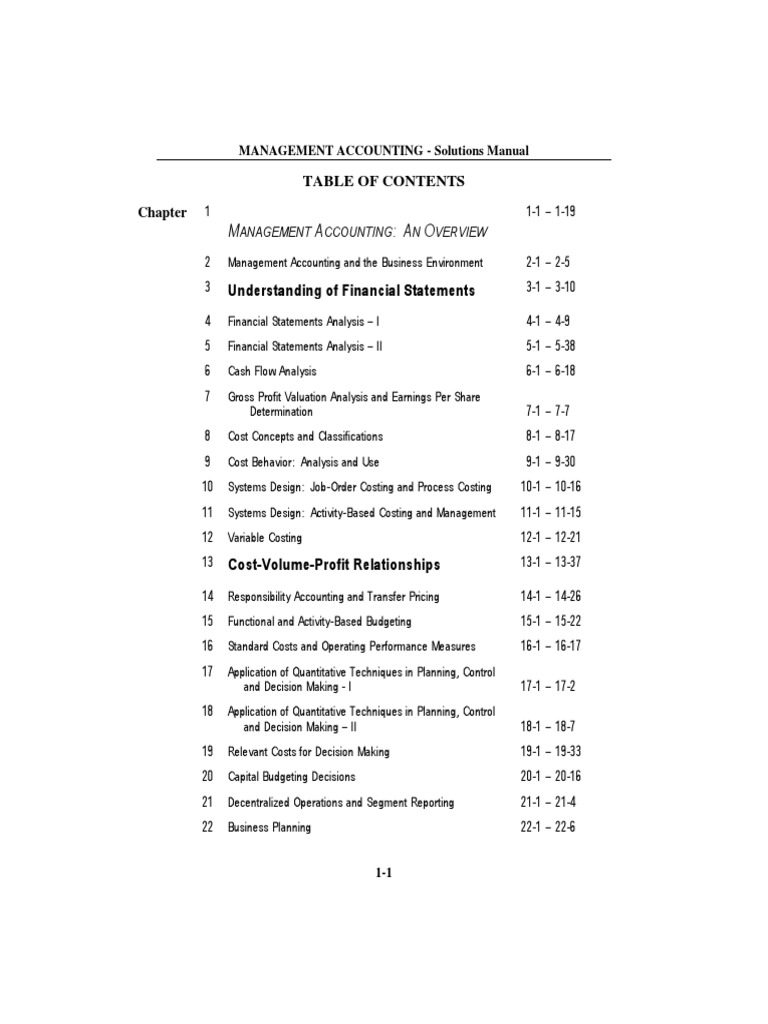 Chapter12 - Answer | PDF | Management Accounting | Accounting