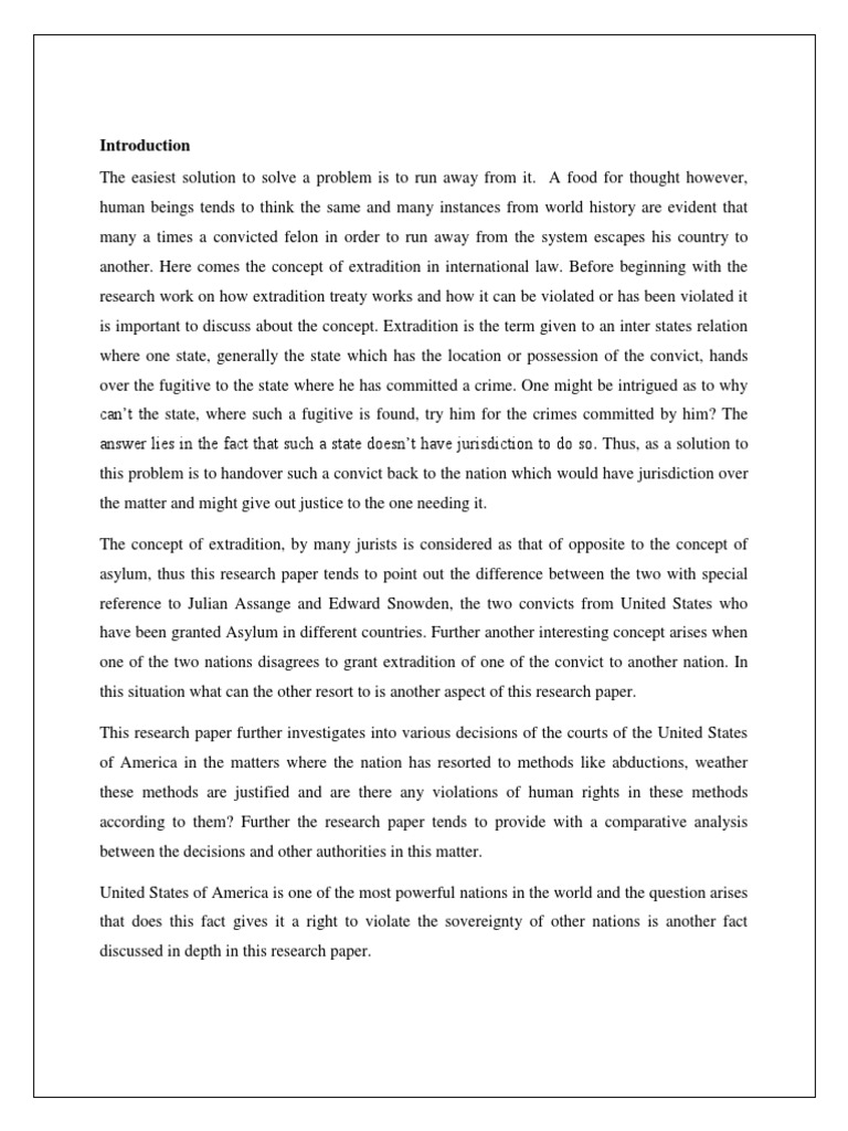 Extradition | PDF | Julian Assange | Extradition