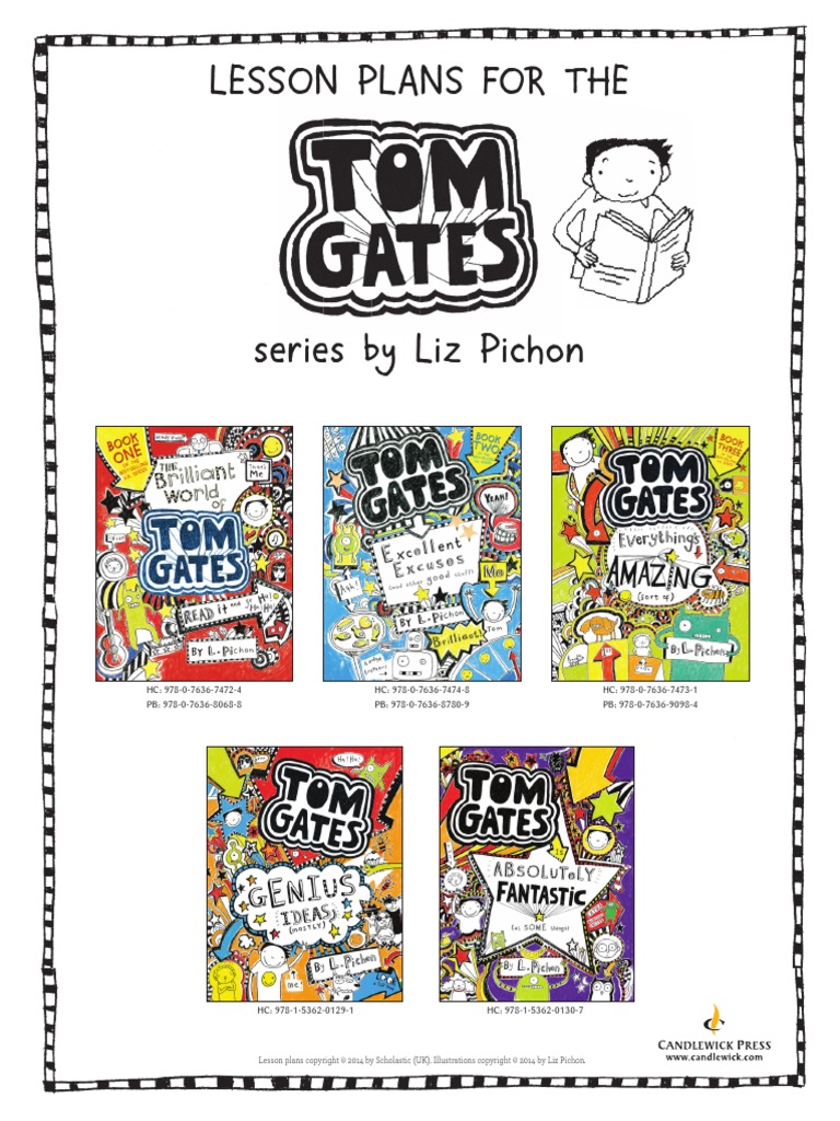 Lesson Plans For The Tom Gates Series by Liz Pichon | PDF | Collage ...