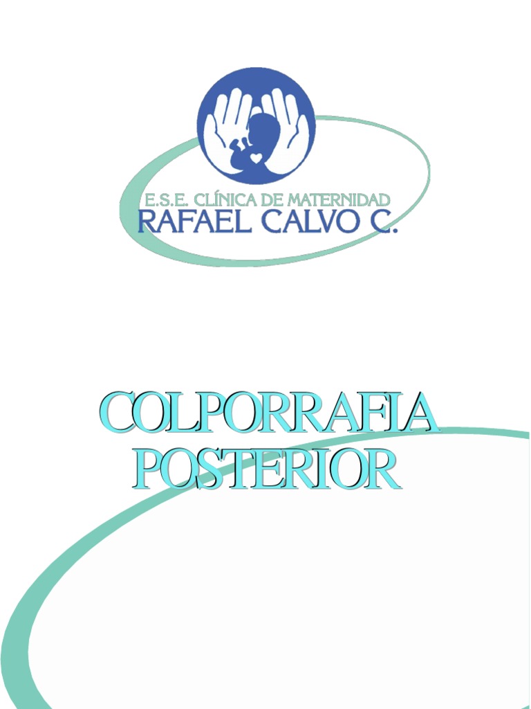 Colporrafia Posterior | PDF | Cirugía | Vagina