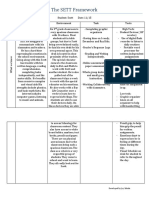 The Sett Framework Blank Template 1 | PDF | Classroom | Special Education