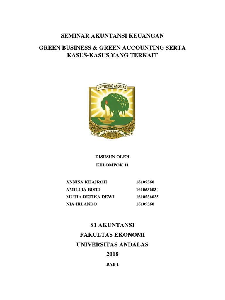 Green Business and Green Accounting | PDF