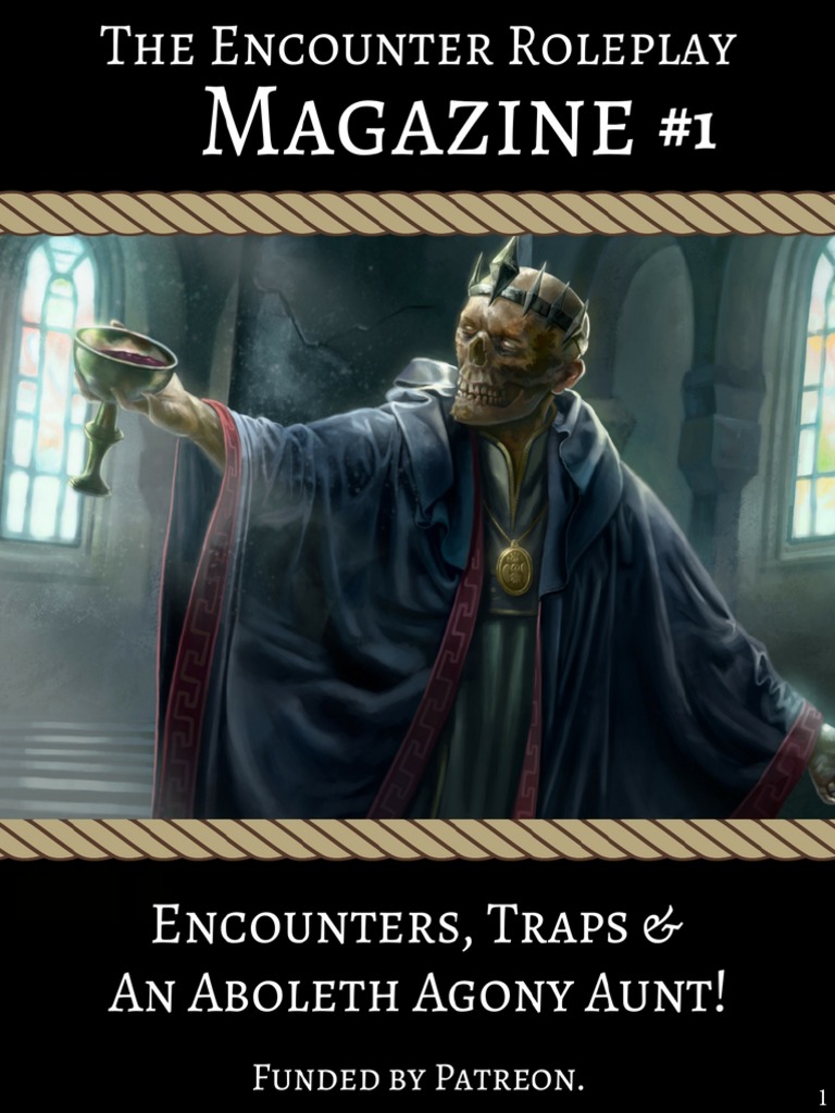 Encounter Roleplay Magazine Reviews Maps & Class Options | PDF ...