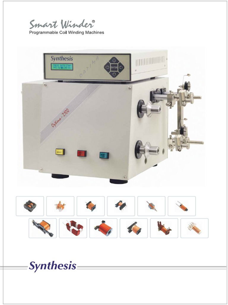 Synthesis Coil Winding Machine Specs | PDF | Alternating Current ...