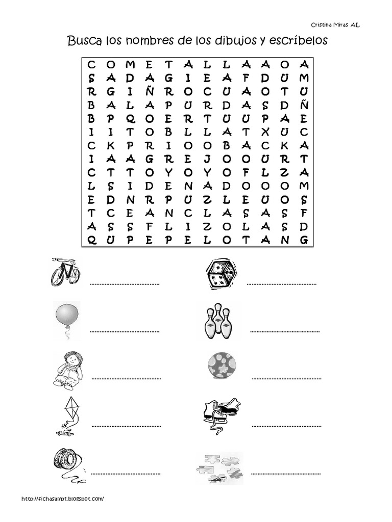 Sopa de Letras Juegos | PDF