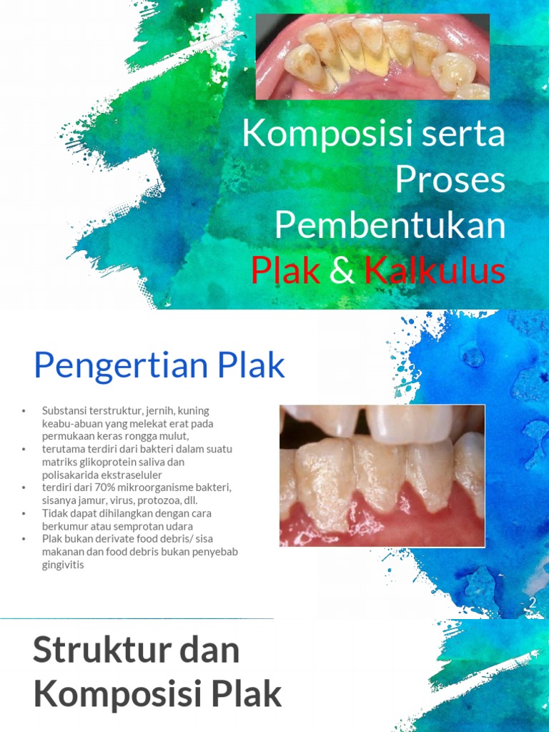 Komposisi, Proses Pembentukan Plak & Kalkulus Kel. 3 | PDF