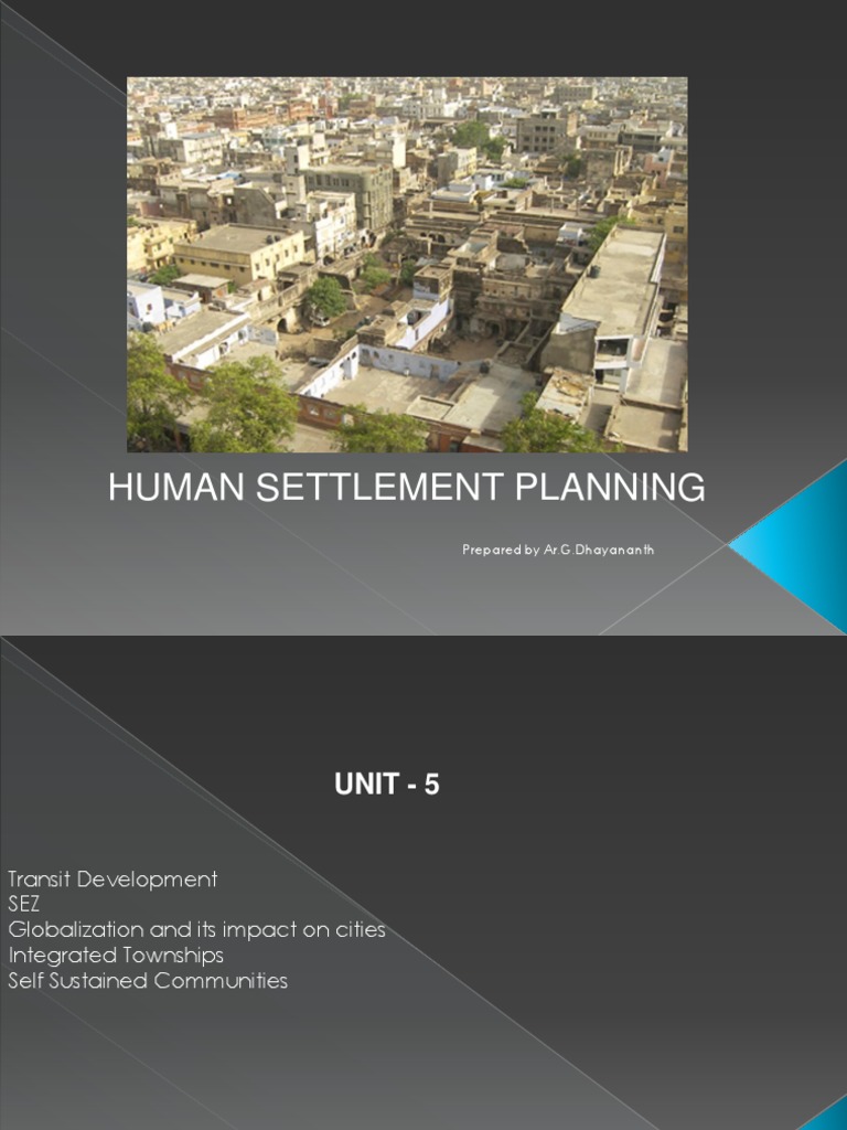 Human Settlements Unit 5 | PDF | Economies | Business