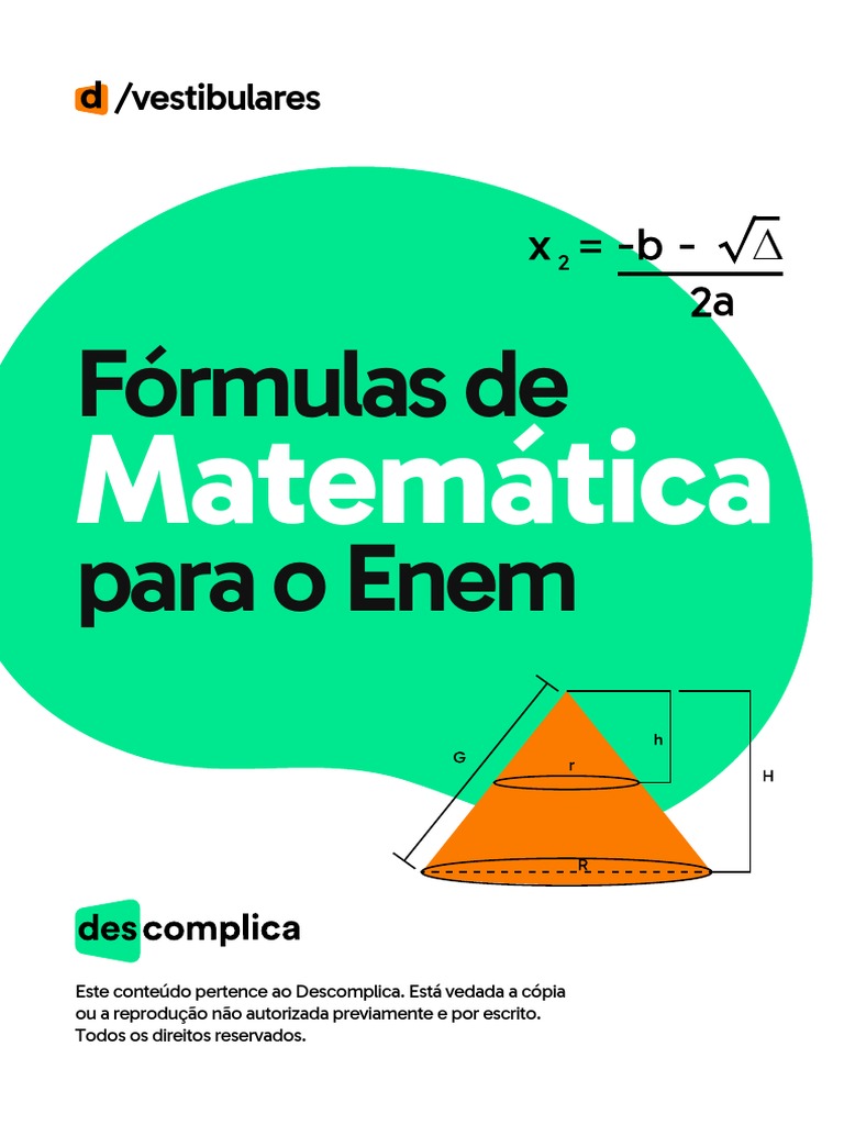 Fórmulas de Matemática para o Enem | PDF | Trigonometria | Triângulo