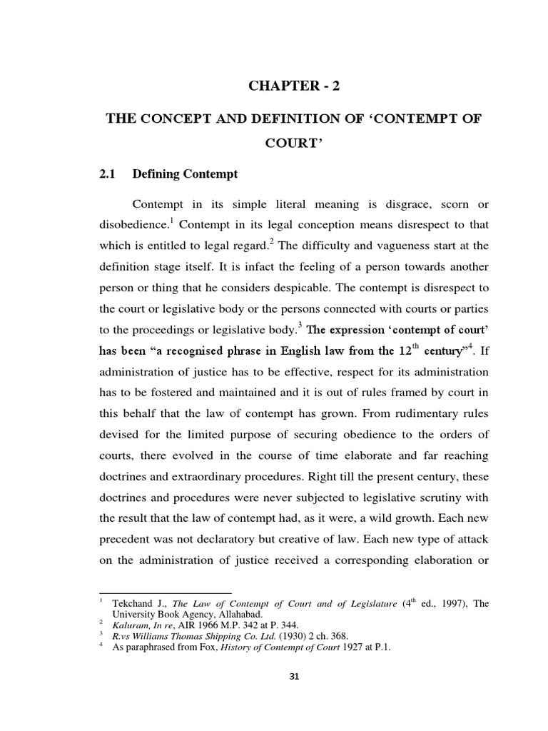 07 Chapter 2 | PDF | Contempt Of Court | Crime & Violence