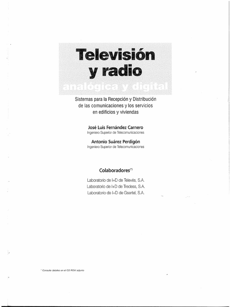 Television y Radio (Analogica y Digital) - Televés | PDF
