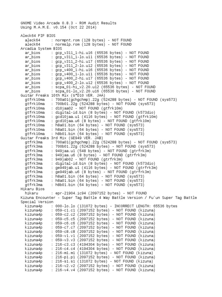 Rom Errors | PDF | Video Game Platforms | Video Game Hardware