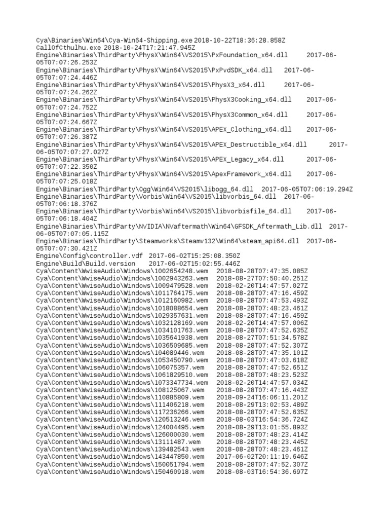 Manifest NonUFSFiles Win64 | PDF | Json | Data Serialization Formats