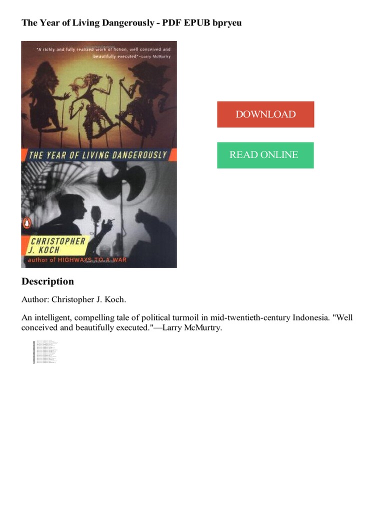 The Year of Living Dangerously - PDF EPUB Bpryeu: Download | PDF | Computing And Information ...
