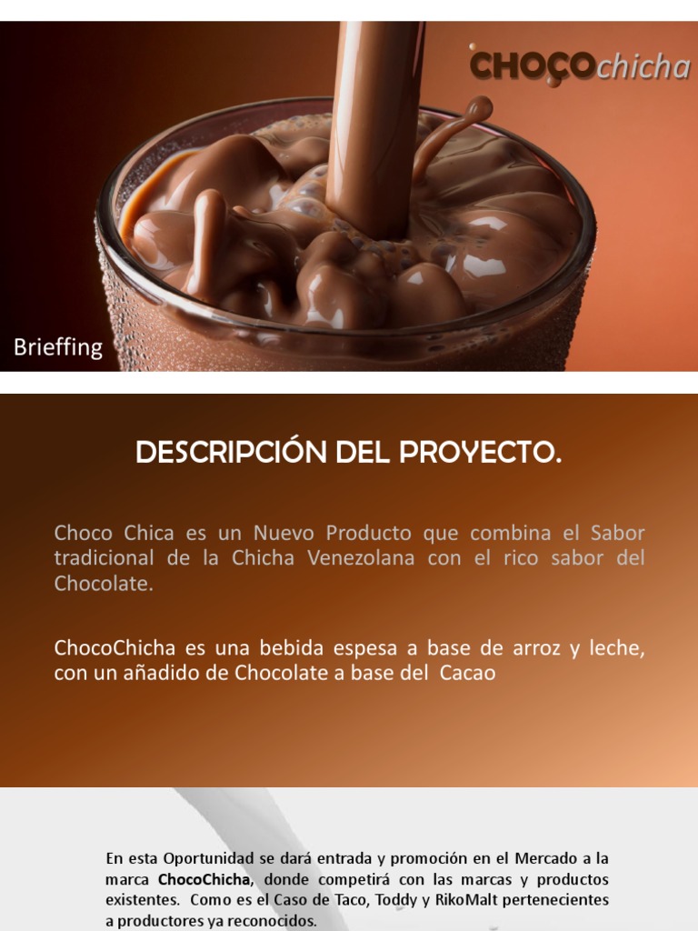 Choco Chicha | PDF | Chocolate | Leche