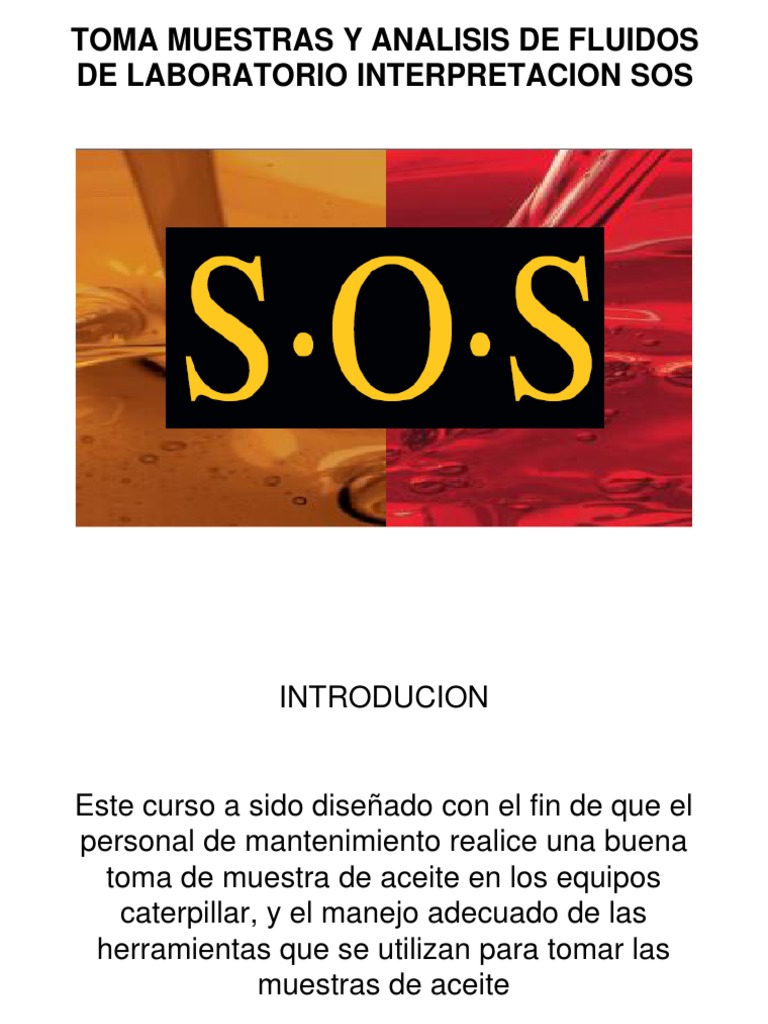 Entrenamiento Tecnico de Toma de Muestra y Analisis Sos Del Laboratorio ...