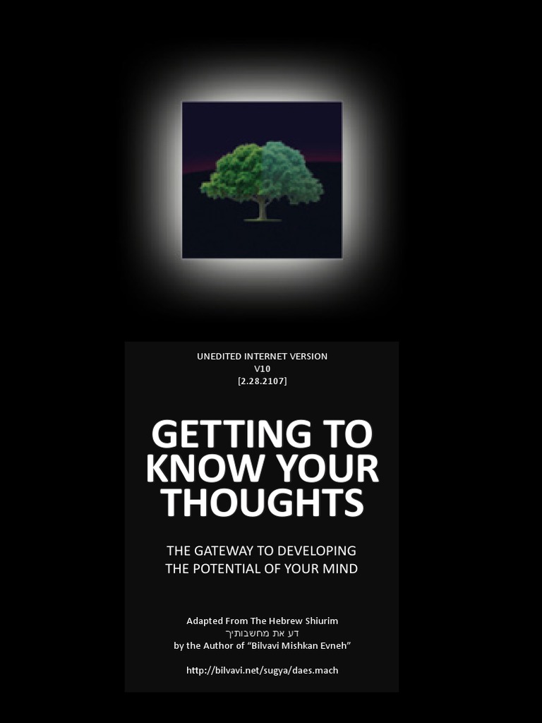 Getting To Know Your Thoughts | PDF | Thought | Wisdom