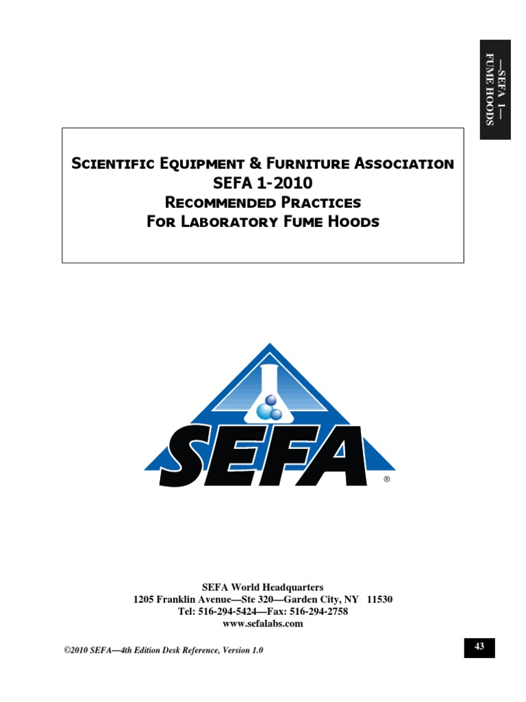 SEFA | Download Free PDF | Duct (Flow) | Laboratories