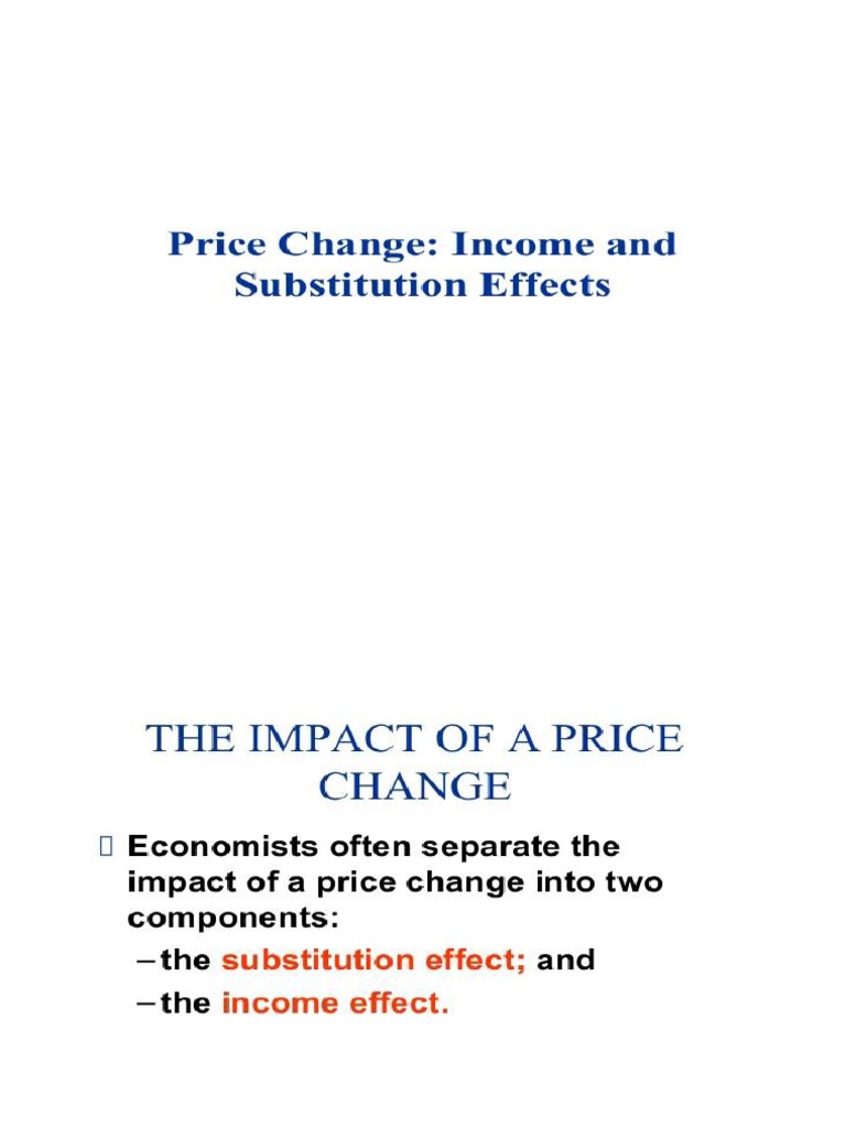 Understanding Price Effect in Economics | PDF | Finance & Money Management
