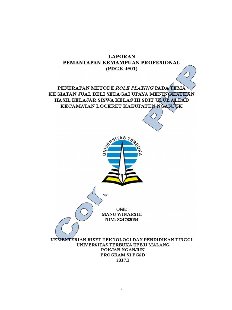 Contoh PKP 20171 | PDF