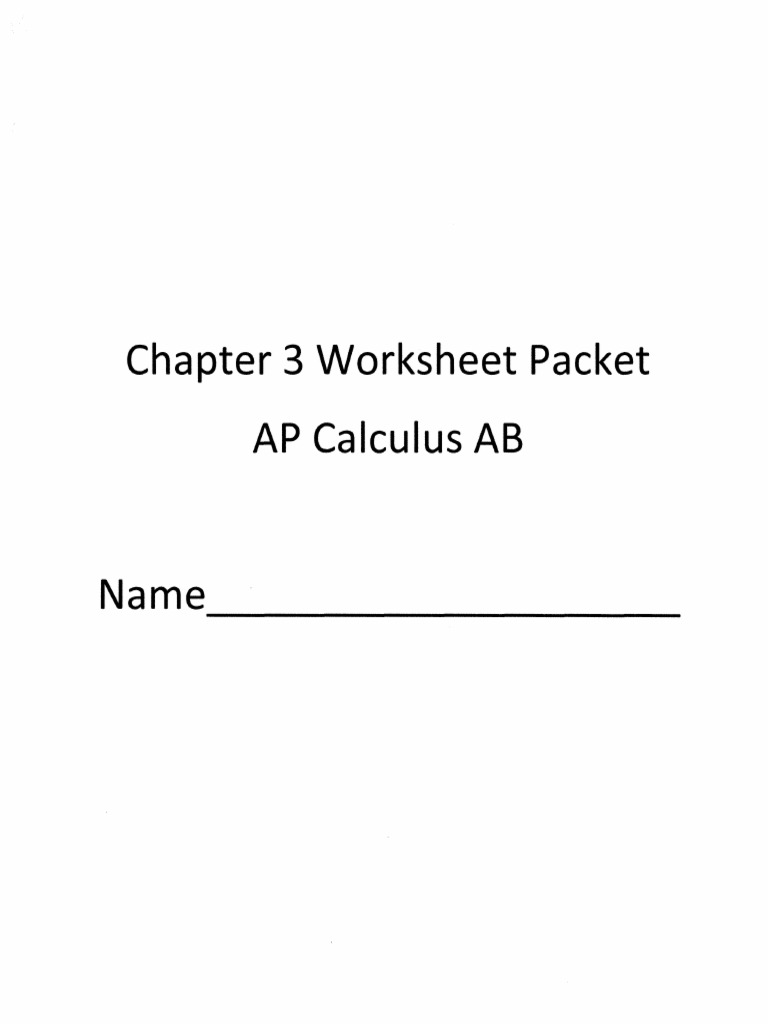 AP Calculus AB Derivatives Practice | PDF | Derivative | Tangent