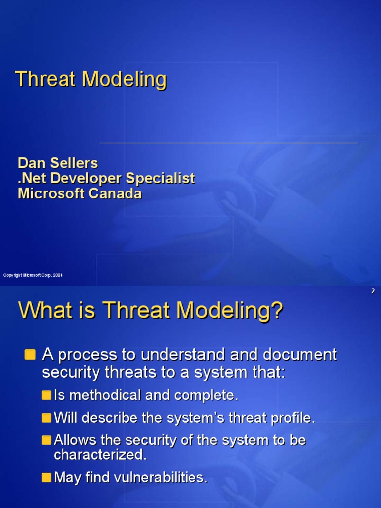 02 Threat Modeling Pdf Vulnerability Computing Computer Security