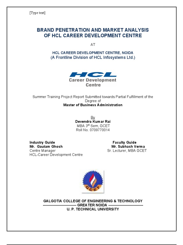 HCL Project | PDF | Strategic Management | Java (Programming Language)