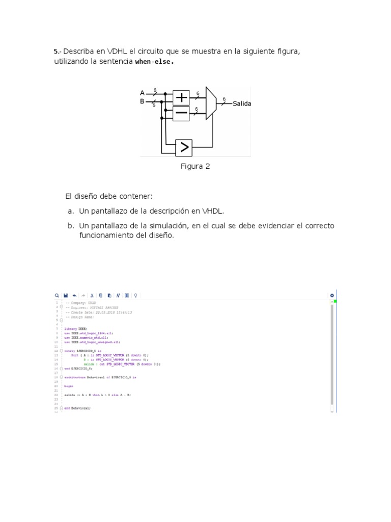 Neftali Sanchez 5 6 | PDF | Vhdl | Ingeniería de Sistemas