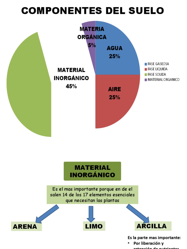 Componentes Del Suelo | PDF | Suelo | Roca (geología)