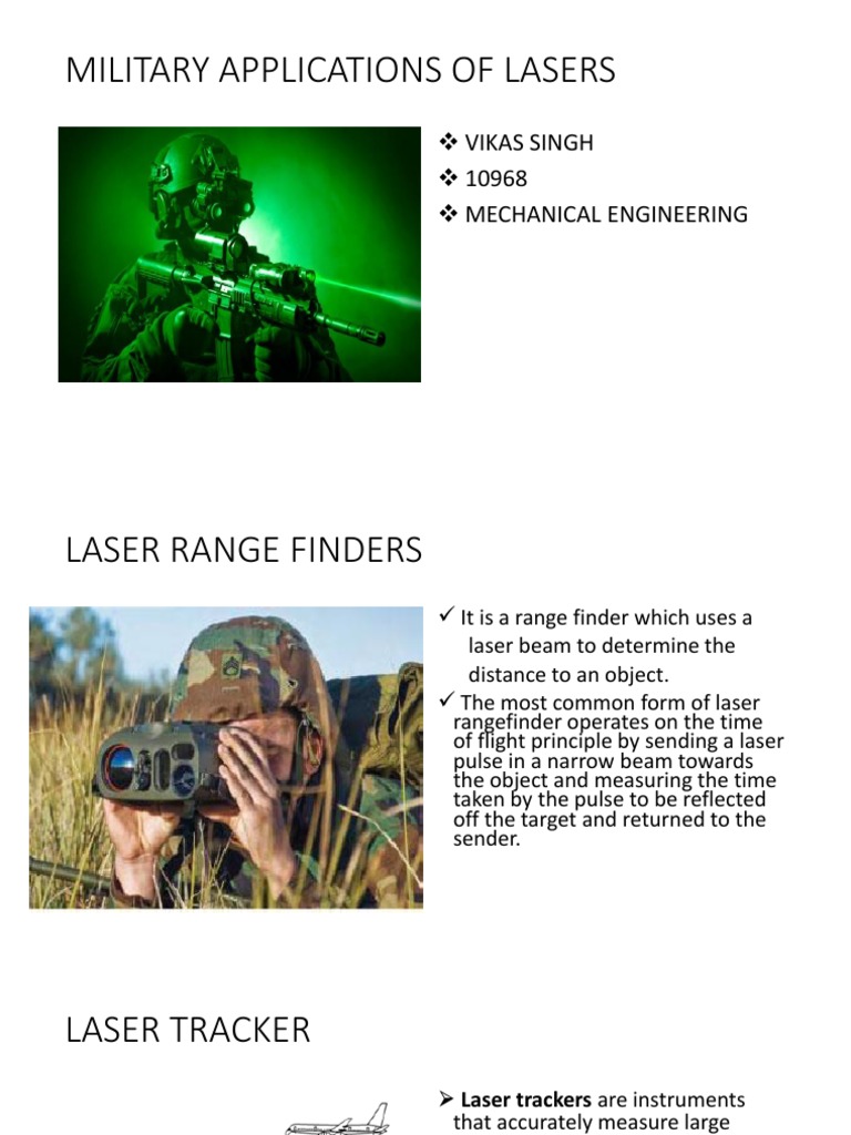 Military Laser Applications Overview | PDF | Laser | Tools