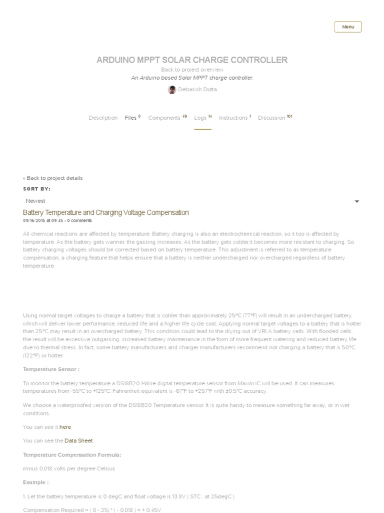 Project - Arduino MPPT Solar Charge Controller - Hackaday | PDF ...