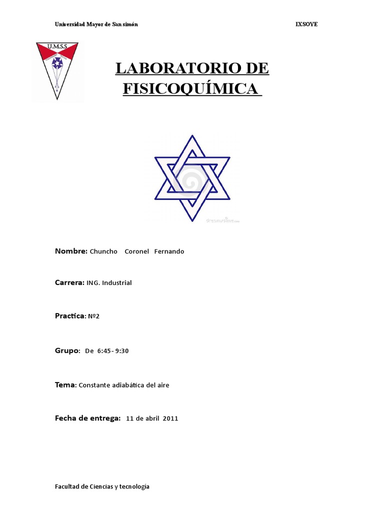 Laboratorio de Fisicoquimica Practica #3 | PDF | Capacidad calorífica ... Laboratorio de Fisicoquimica Practica #3 | PDF | Capacidad calorífica ...