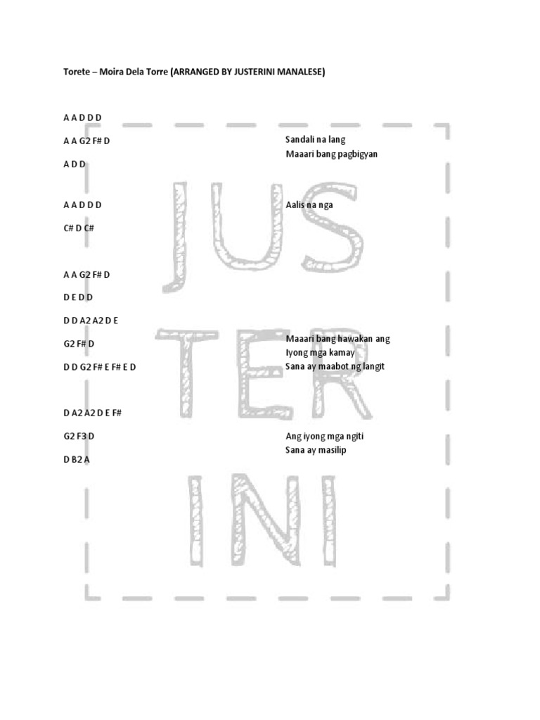 Torete Letter Notes | PDF